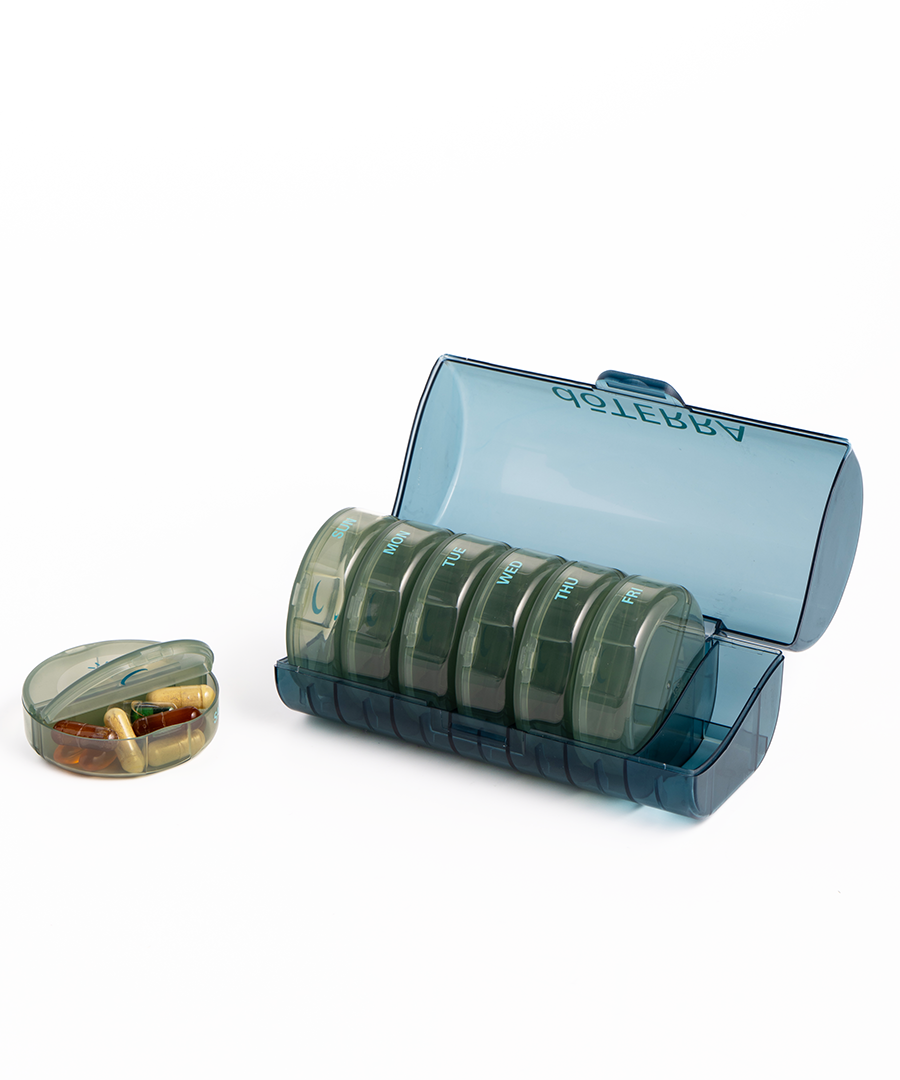 Daily a.m./p.m. Pill Case (Green) – doTERRA Marketplace